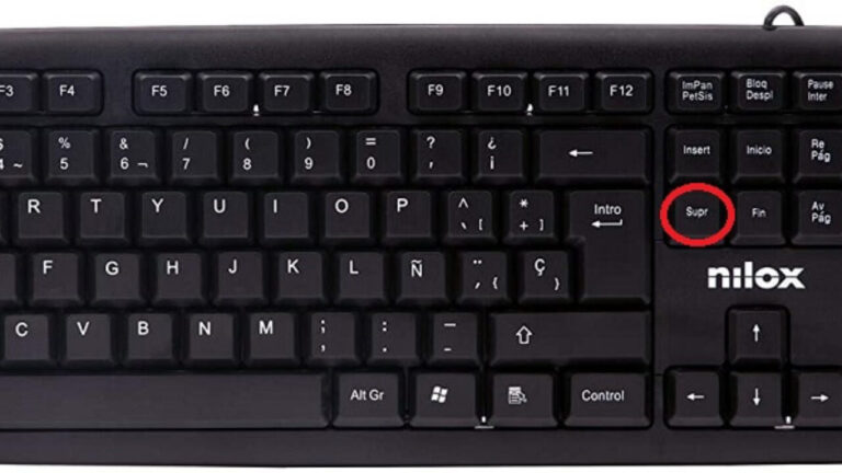 ¿Cuál es la tecla DEL? Aprende a identificar esta tecla