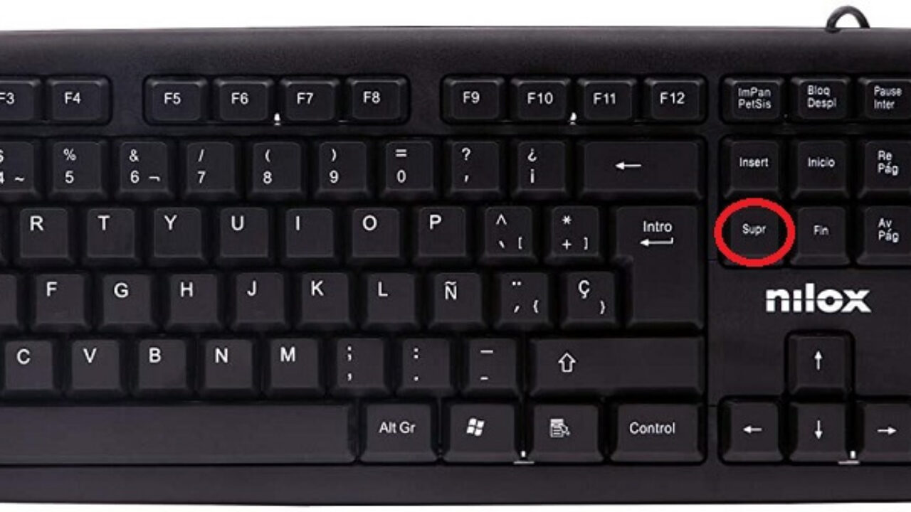 ¿Cuál es la tecla DEL? Aprende a identificar esta tecla